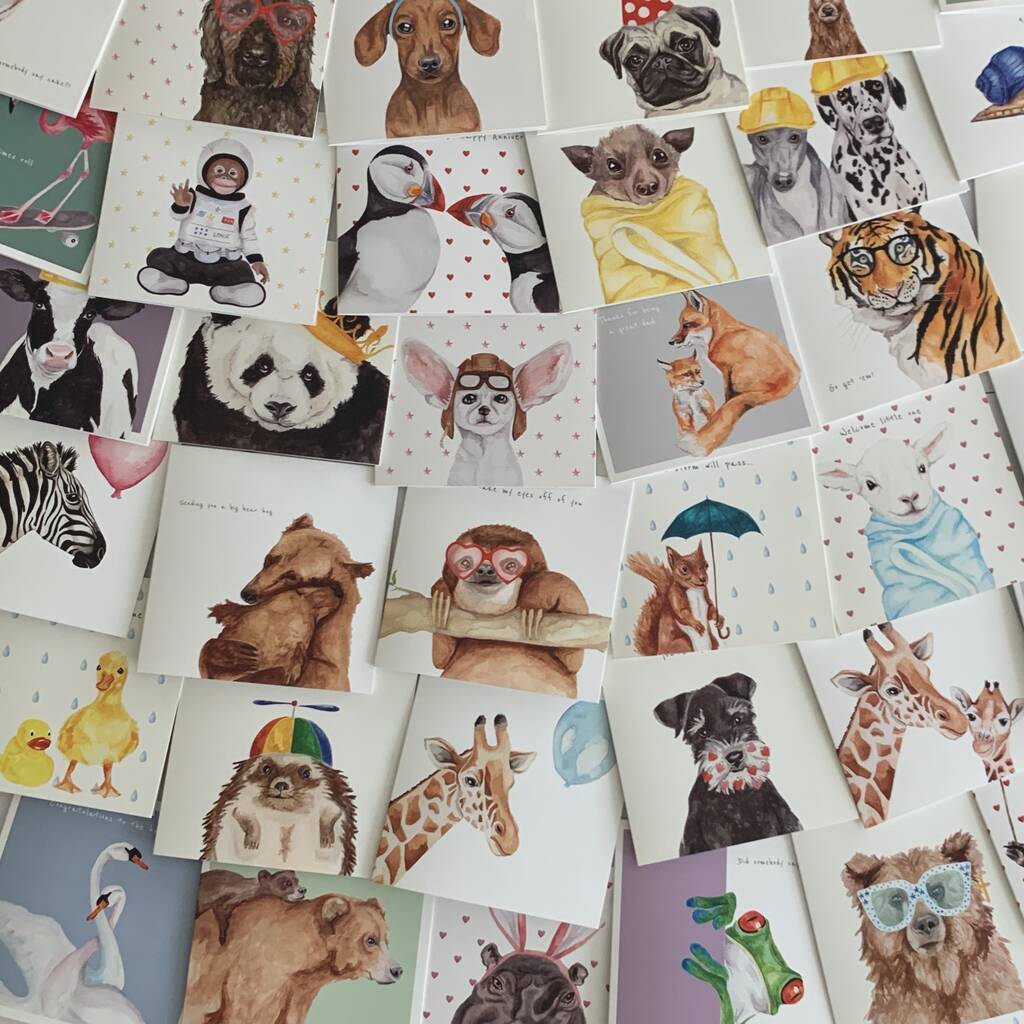 Napping Red Panda Birthday Card By lil wabbit | notonthehighstreet.com