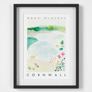 Eden Project, Cornwall Landmark Travel Print By Holly Francesca ...