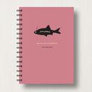 Personalised Fishing Lover's Journal Or Notebook By Designed ...