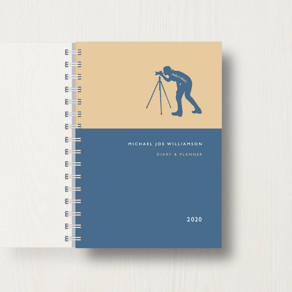 personalised 2020 diary for photographers by designed ...