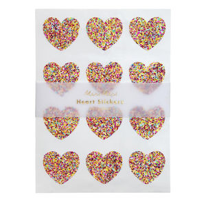 Love Heart Stickers Set By Little Lulubel | notonthehighstreet.com
