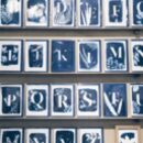 Cyanotype Letter Greetings Card By The Letterologists ...