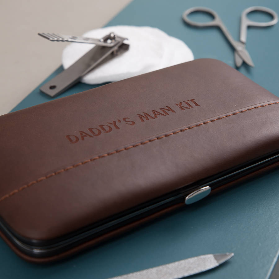 personalised gentleman's manicure set by ginger rose ...