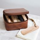 Personalised Leather Travel Case For Him By Ginger Rose ...