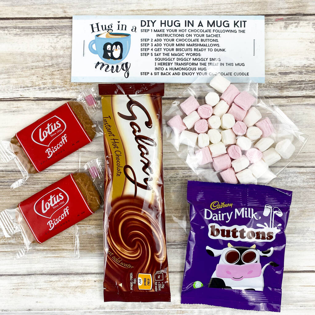 Hug In A Mug Diy Hot Chocolate Treat Kit By DinkiBelle 