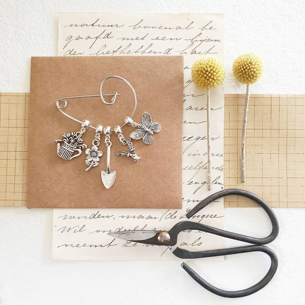 Wild Flower Garden Swirl Brooch By Zamsoe | notonthehighstreet.com