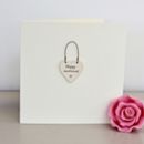 Handmade Happy Anniversary Card By Chapel Cards | notonthehighstreet.com