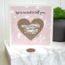 personalised baby announcement scratch card by posh totty designs ...