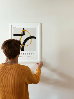 Connection Abstract Art Wall Print By Bhambina Prints ...