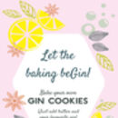 New Personalised Gin Cookie Mix By Katie Bakes | notonthehighstreet.com