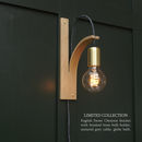 wall bracket light by layertree | notonthehighstreet.com