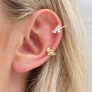 18ct gold or sterling silver bee slider bracelet by hurleyburley ...
