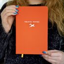 Personalised Travel Notes Notebook By Dizzy | notonthehighstreet.com