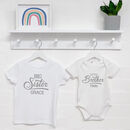 personalised sibling set. retro brother sister set by lovetree design ...