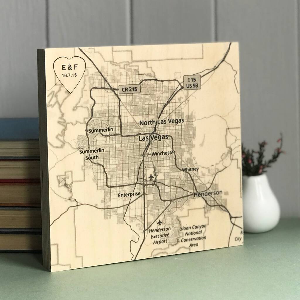 personalised international map print on wood by northern logic ...