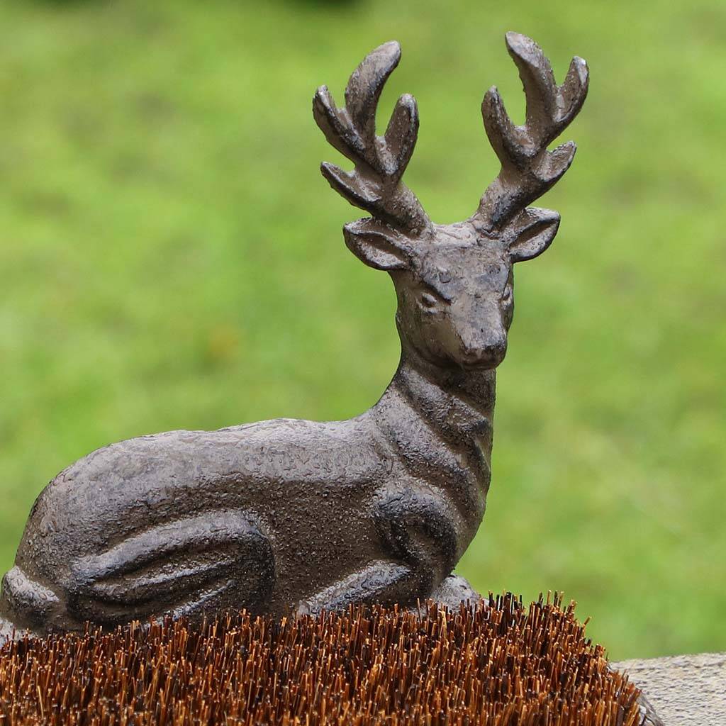 Country Stag Iron Garden Boot Brush And Scraper By Dibor ...