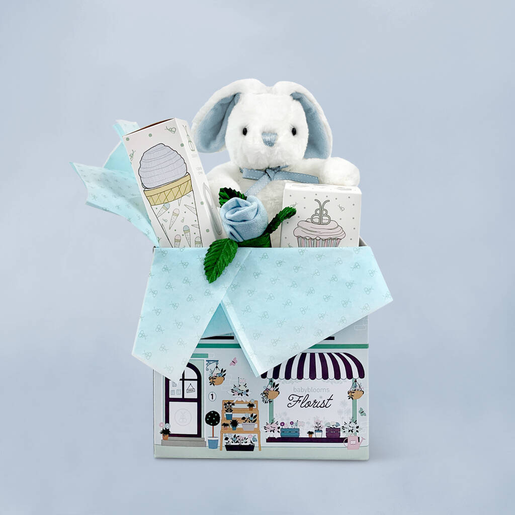 Hello Baby Boy Gift Set By Babyblooms | notonthehighstreet.com