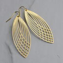 Deco Geometric Teardrop Earrings By Silk Purse, Sow's Ear ...