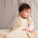 cashmere cable knit baby blanket by plum & ivory | notonthehighstreet.com