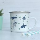 Shark Enamel Mug By Hendog Designs | notonthehighstreet.com