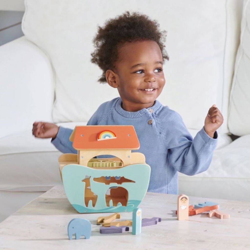 Wooden Noah's Ark Shape Sorter By Crafts4Kids | notonthehighstreet.com
