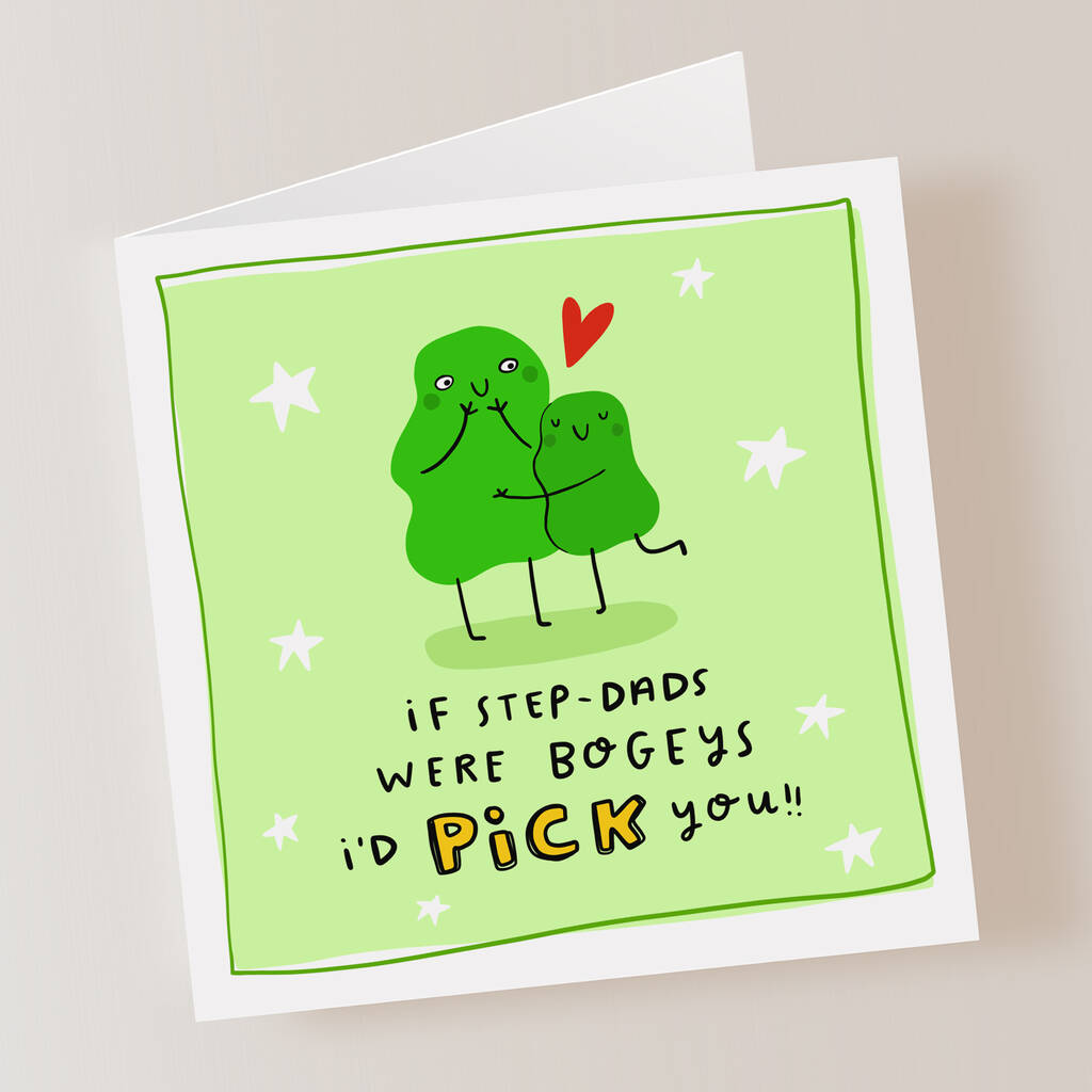  If Step Dads Were Bogeys Birthday Card By Cat Bean 