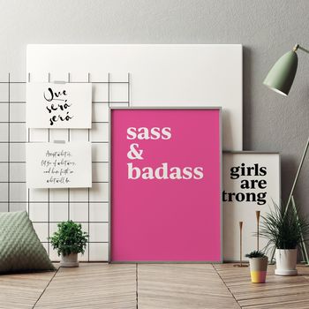 Sass And Badass By The Stamford Studio | notonthehighstreet.com