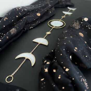 Glass Moon Phases Celestial Decoration By MMC Glass ...