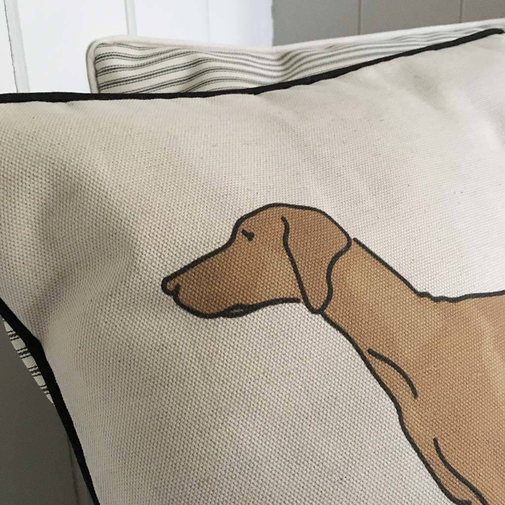 vizsla feature cushion by keylime design | notonthehighstreet.com