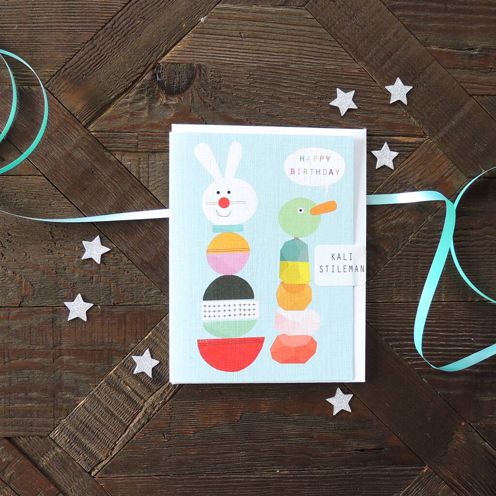 Mini Stacking Blocks Birthday Card By Kali Stileman Publishing ...