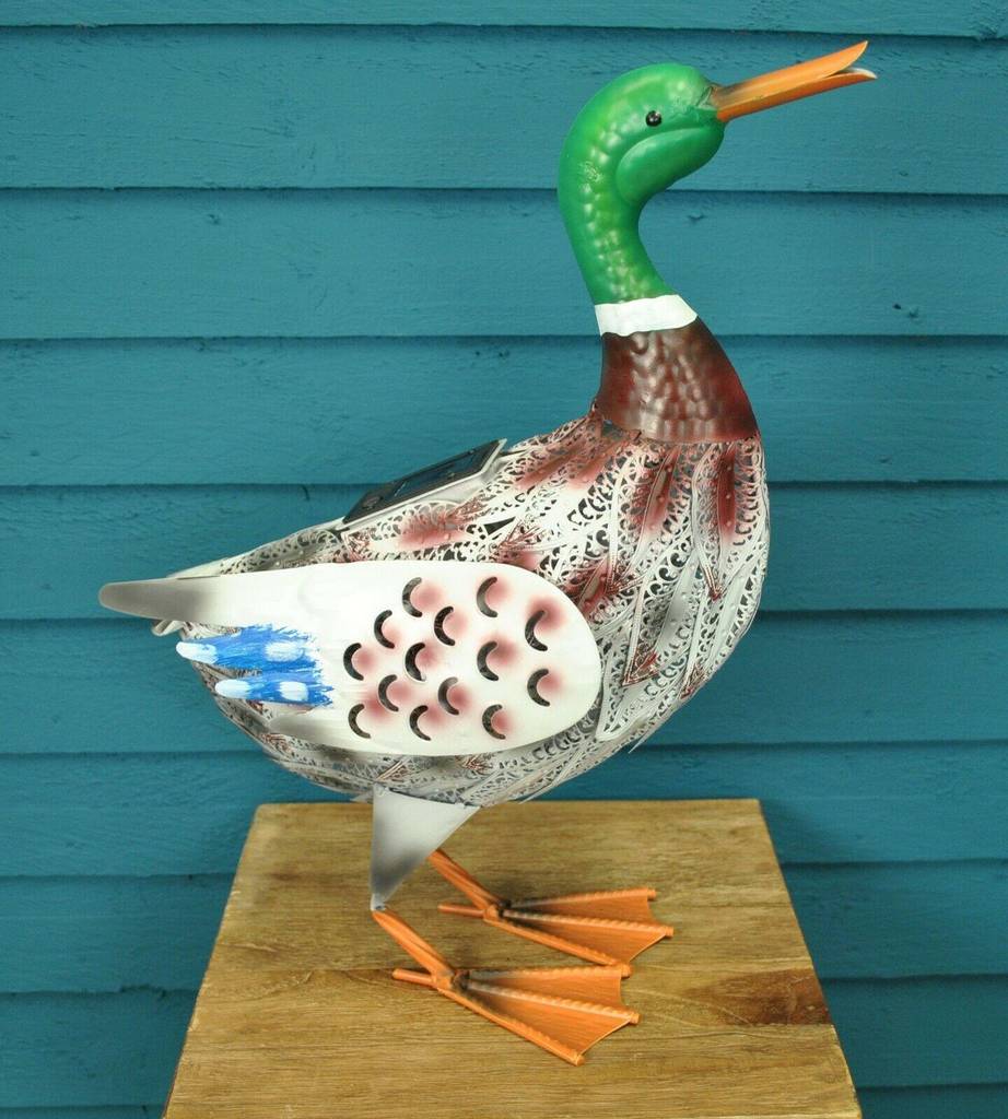 duck solar garden light by garden selections | notonthehighstreet.com
