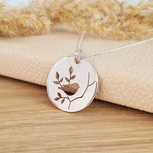 Sterling Silver Robin Necklace By Silver Birch Jewellery ...