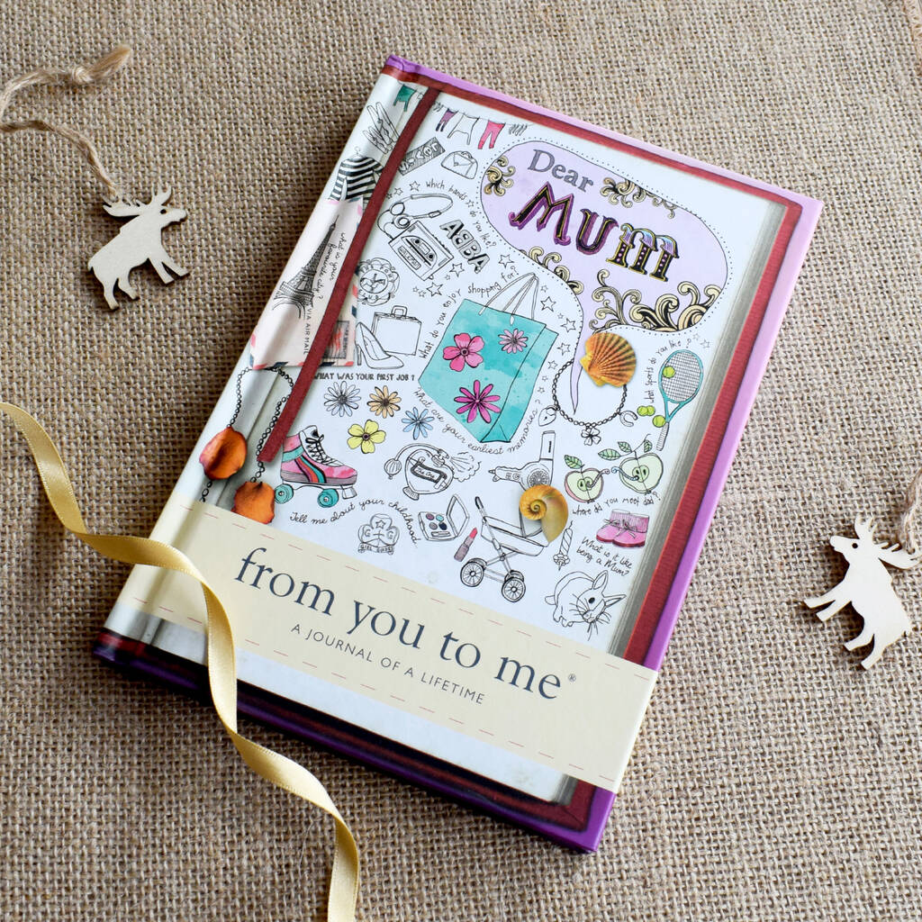 'Dear Mum' A Guided Memory Gift Journal By FROM YOU TO ME ...