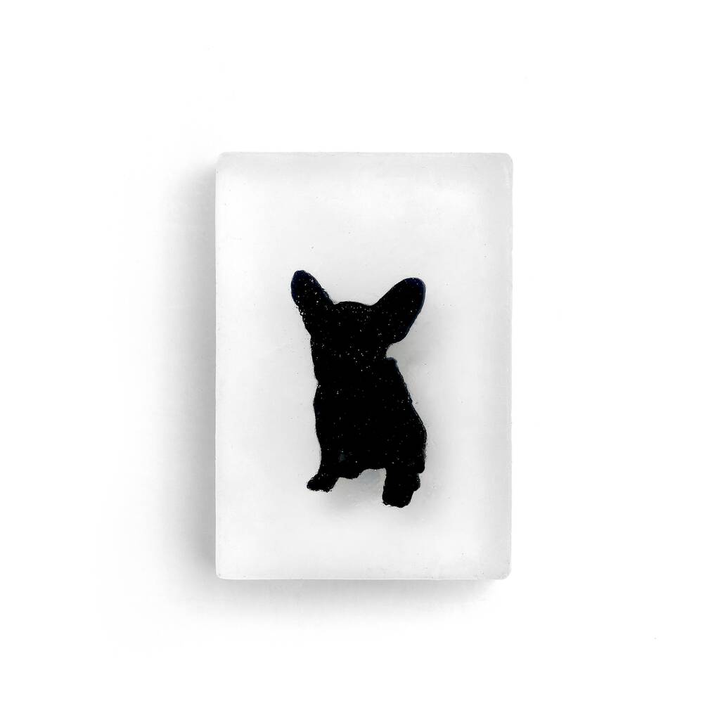 French Bull Dog Handmade Vegan Soap By Chuckle Soaps
