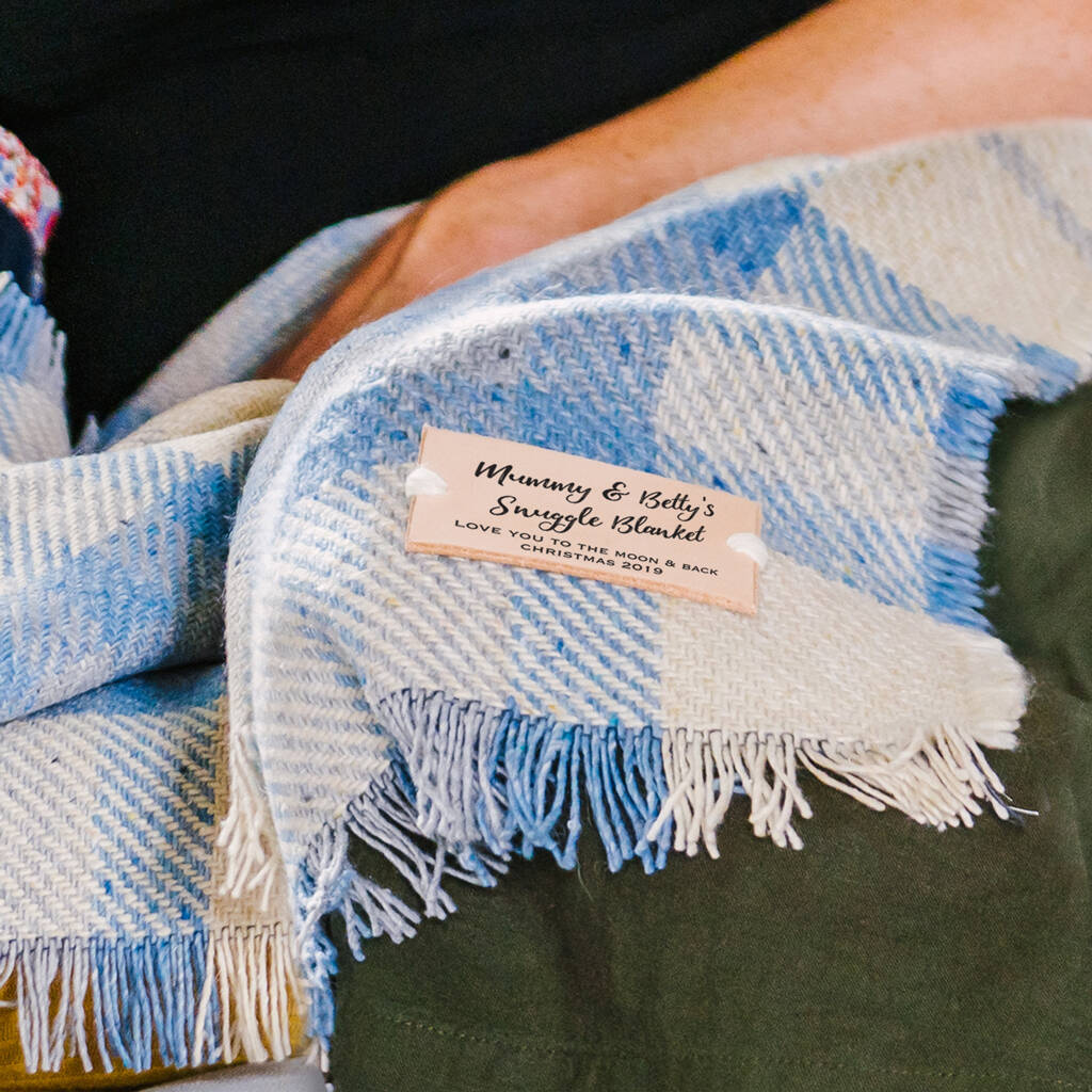 personalised mummy and me snuggle blanket by delightful living ...