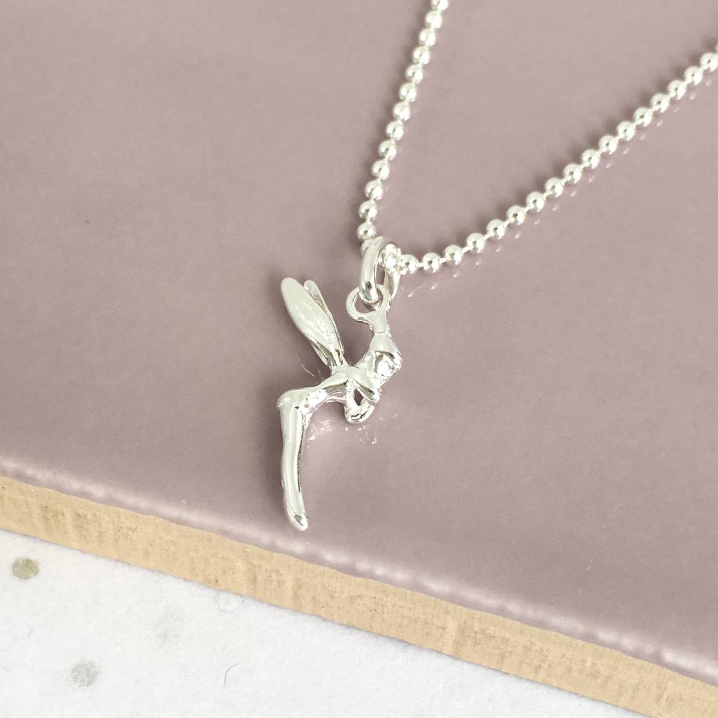 sterling silver fairy necklace by handmade by helle ...