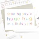Huge Hug Card By Studio 9 Ltd | notonthehighstreet.com