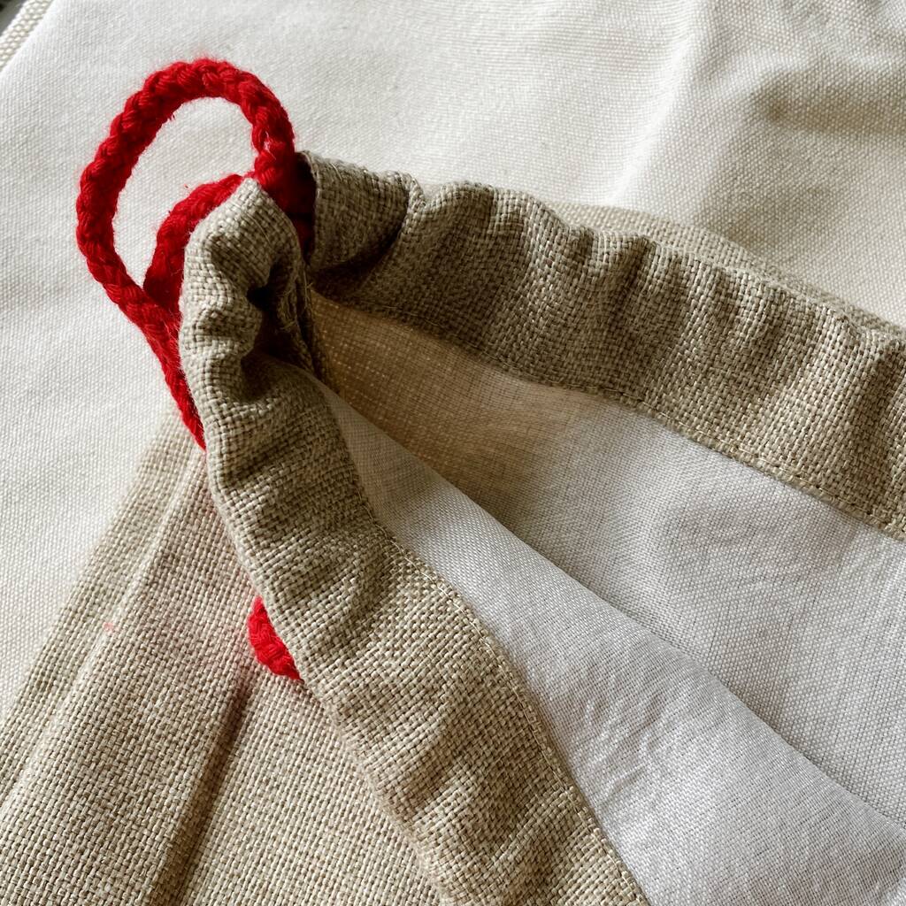 Officially 'Nice' Personalised Christmas Sack By Lunella