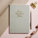 Personalised Busy Mum’s Notebook By Posh Totty Designs Creates ...