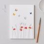 Large A5 Butterflies And Daisies Notebook By Eloise Hall ...