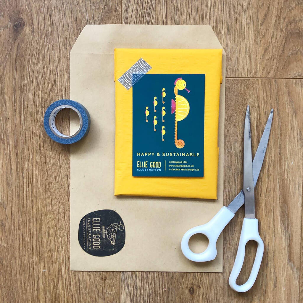 Grumpy British Blue Cat Blank Greetings Card By Ellie Good Illustration