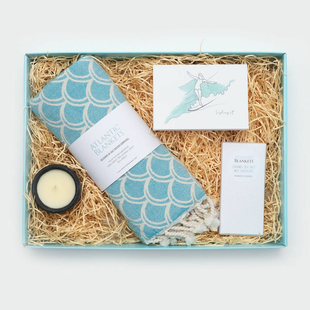 Sea Lovers Gift Set By Atlantic Blankets | notonthehighstreet.com