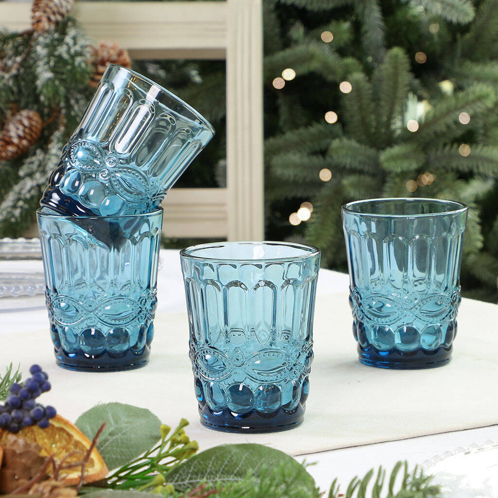 Sapphire Celebration Glassware Collection By Dibor | notonthehighstreet.com
