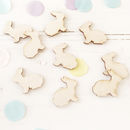 Easter Bunny Rabbit Wooden Table Confetti By Postbox Party ...