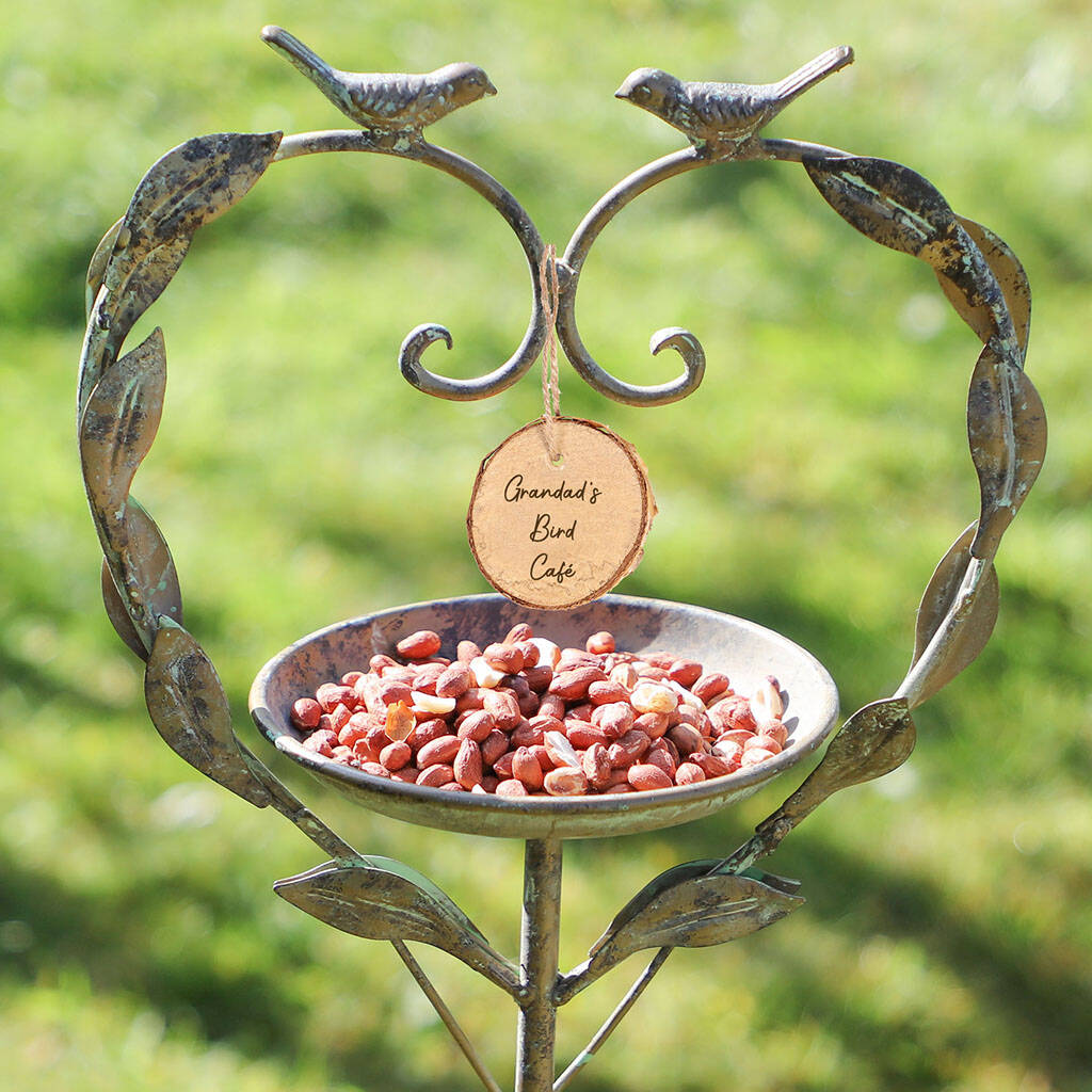 Personalised Free Standing Garden Bird Bath By Dibor ...
