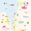 Map Of Rock, Padstow And Polzeath, Cornwall By Holly Francesca ...