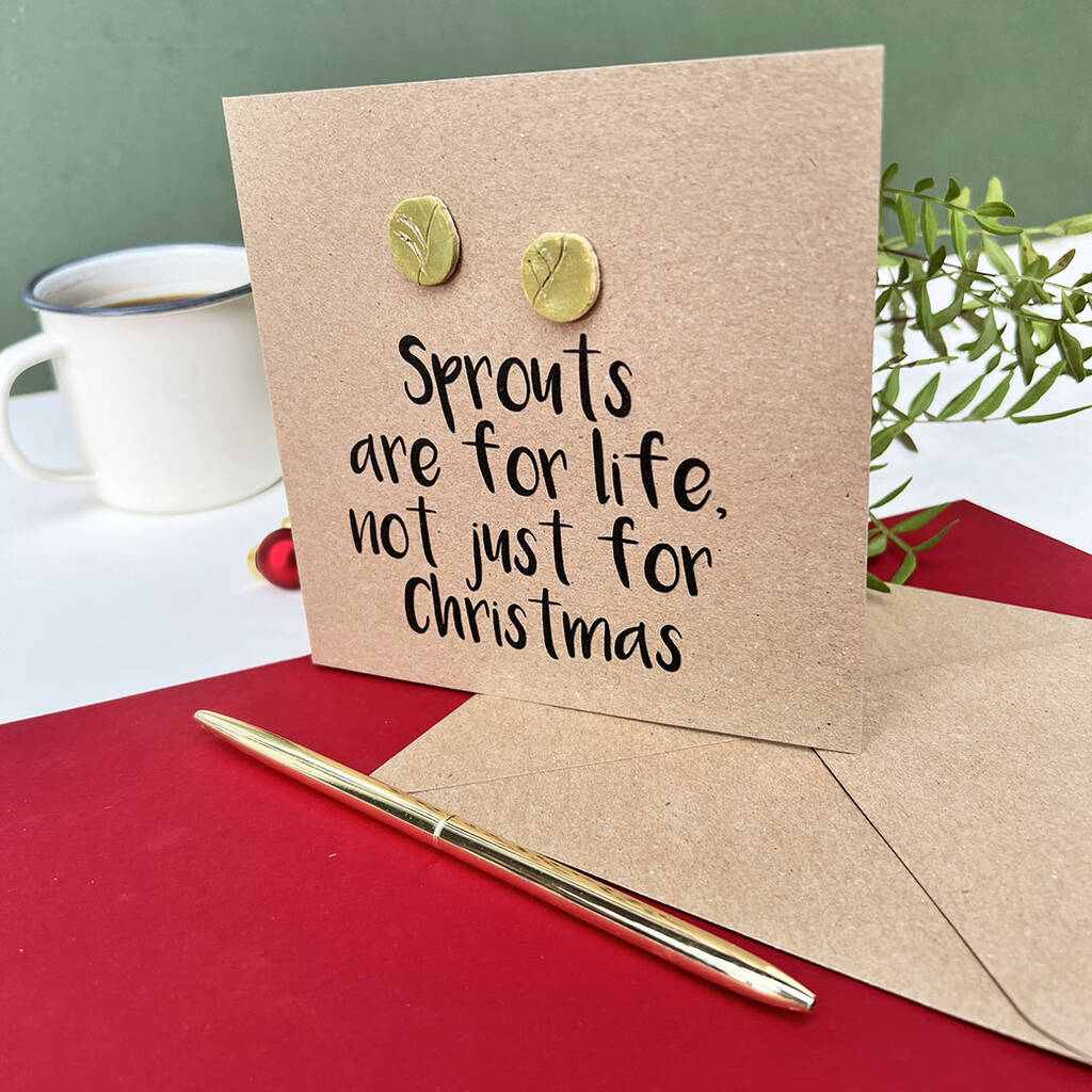 Handmade Sprout Christmas Cards By Juliet Reeves Designs ...