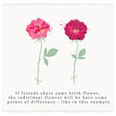 Best Friends Personalised Herbarium Botanical Print By Floss & Co ...