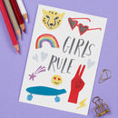 Girls Rule Card By Rosa & Clara Designs | notonthehighstreet.com