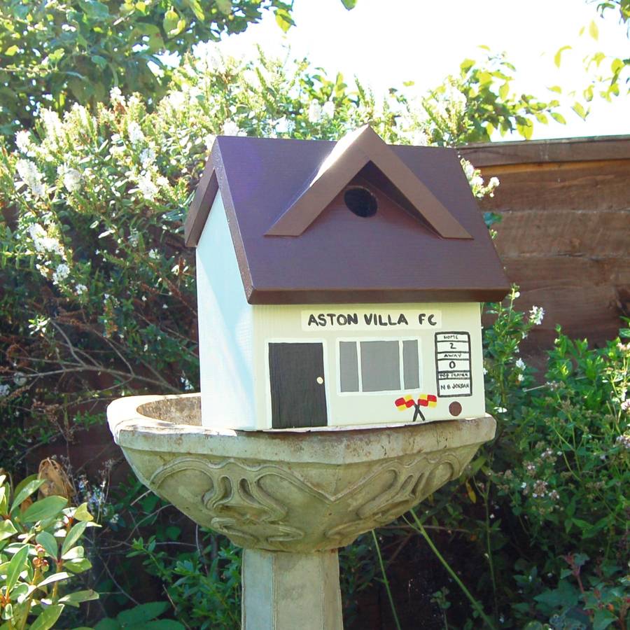 personalised football club bird box by lindleywood | notonthehighstreet.com